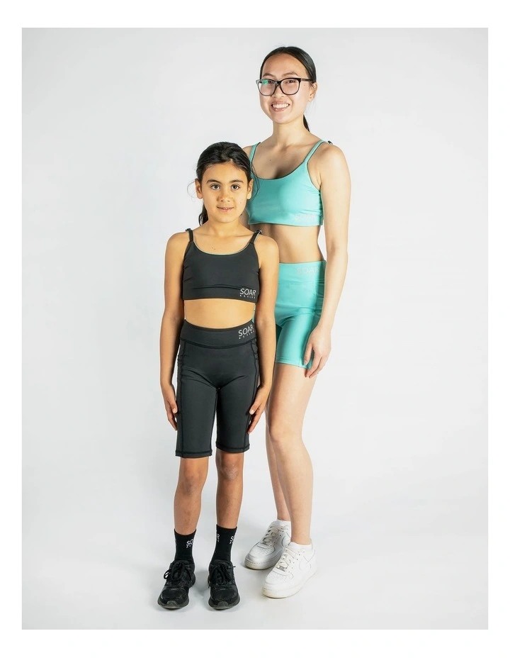 Soar Active Elevate Everyday Reversible Crop Tee in Two Tone | MYER