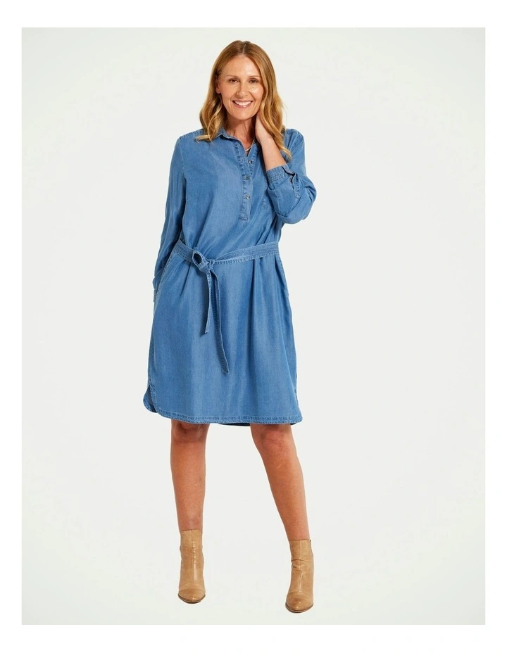 Fella Hamilton Laurant Shirtmaker Dress In Chambray | MYER