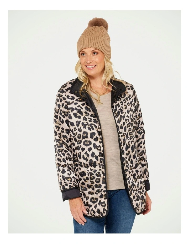 Fella Hamilton Armoni Reversible Animal Jacket in Black | MYER