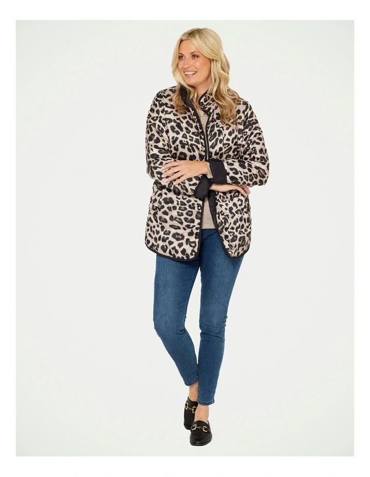 Fella Hamilton Armoni Reversible Animal Jacket in Black | MYER