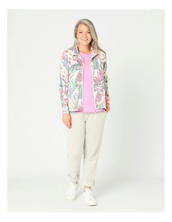 Fella Hamilton Oasis Print Zip Up Jacket in Multi | MYER