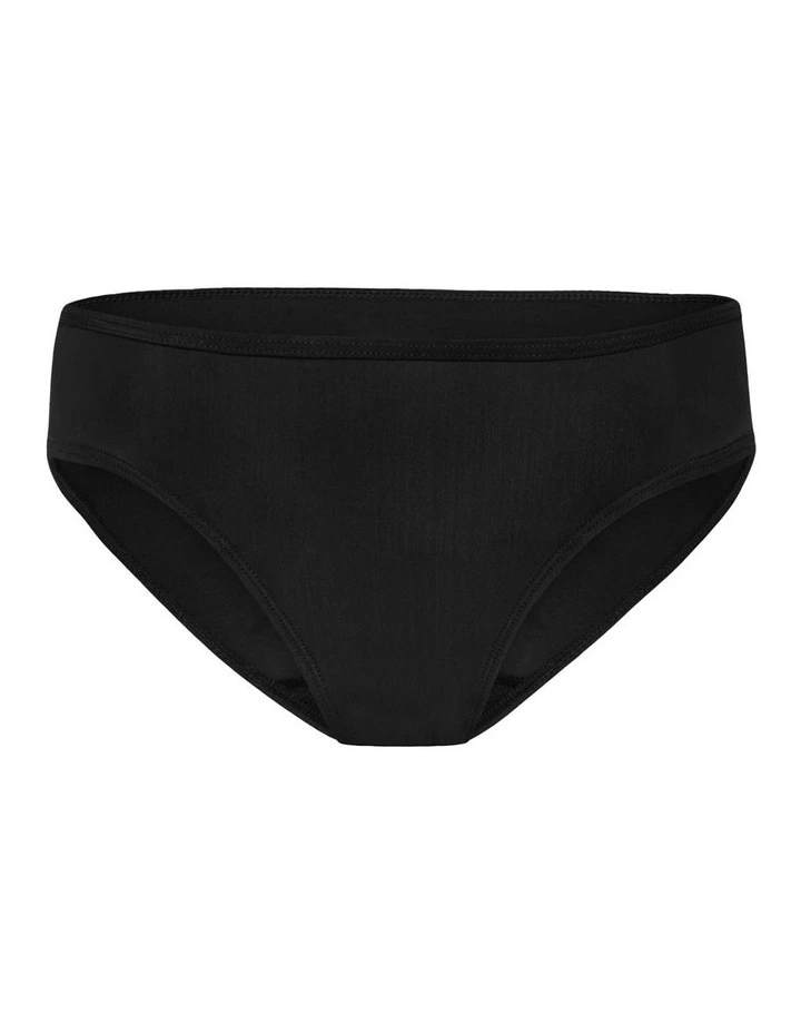 Modibodi Teen Swimwear Light-Moderate Period Bikini Brief in Black | MYER