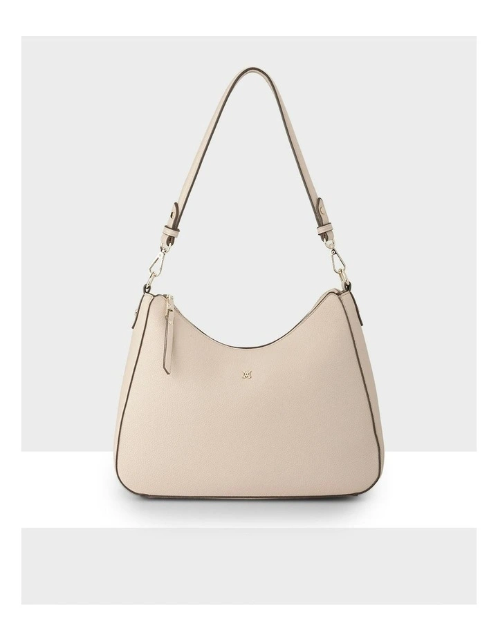Madison Accessories Rory Large Hobo Shoulder Bag in Nude | MYER