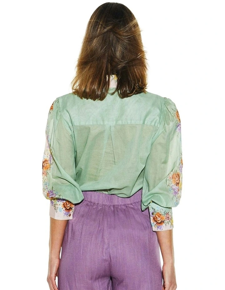 Fate & Becker Hollyhock Shirt in Green | MYER