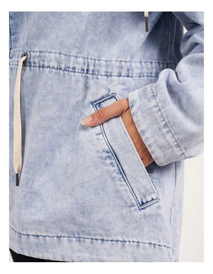 Foxwood Kingston Anorak Jacket in Light Blue | MYER