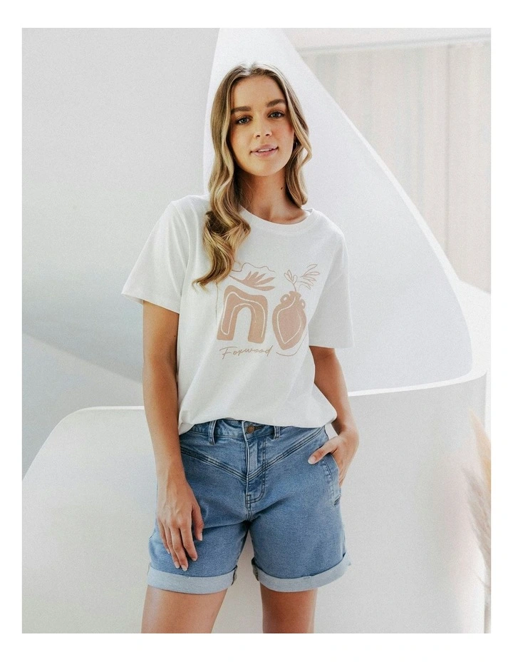 Foxwood Devi Short in Light Denim | MYER