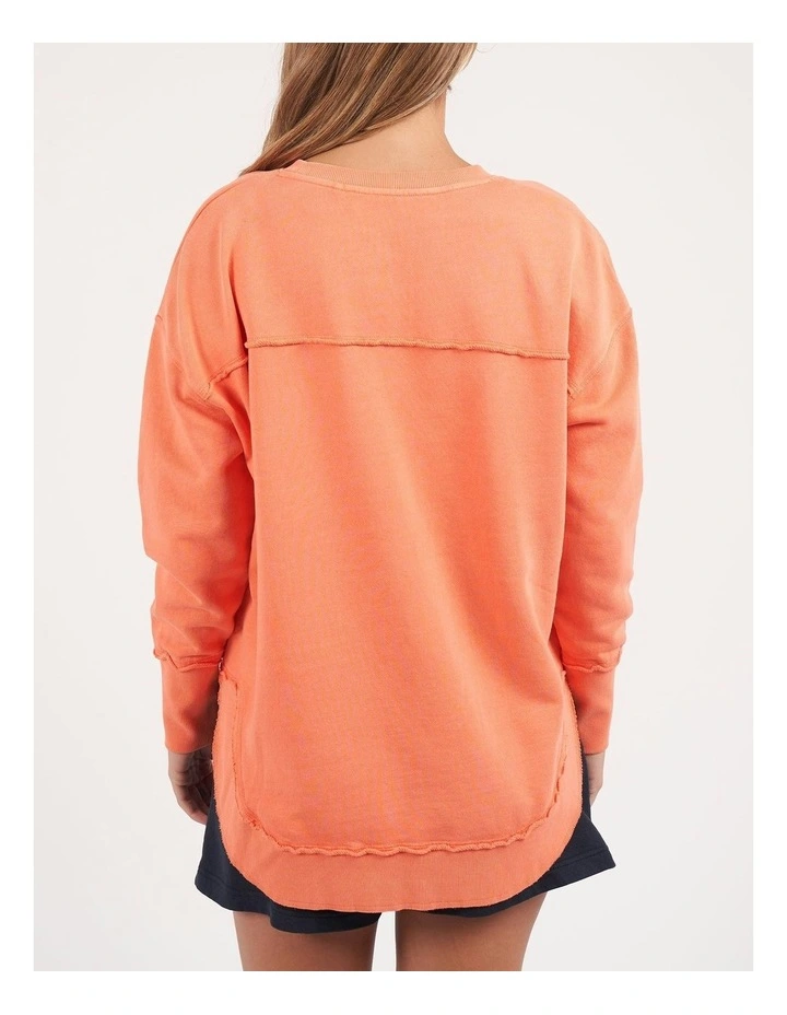 Foxwood Medalion Crew Jumper in Peach | MYER