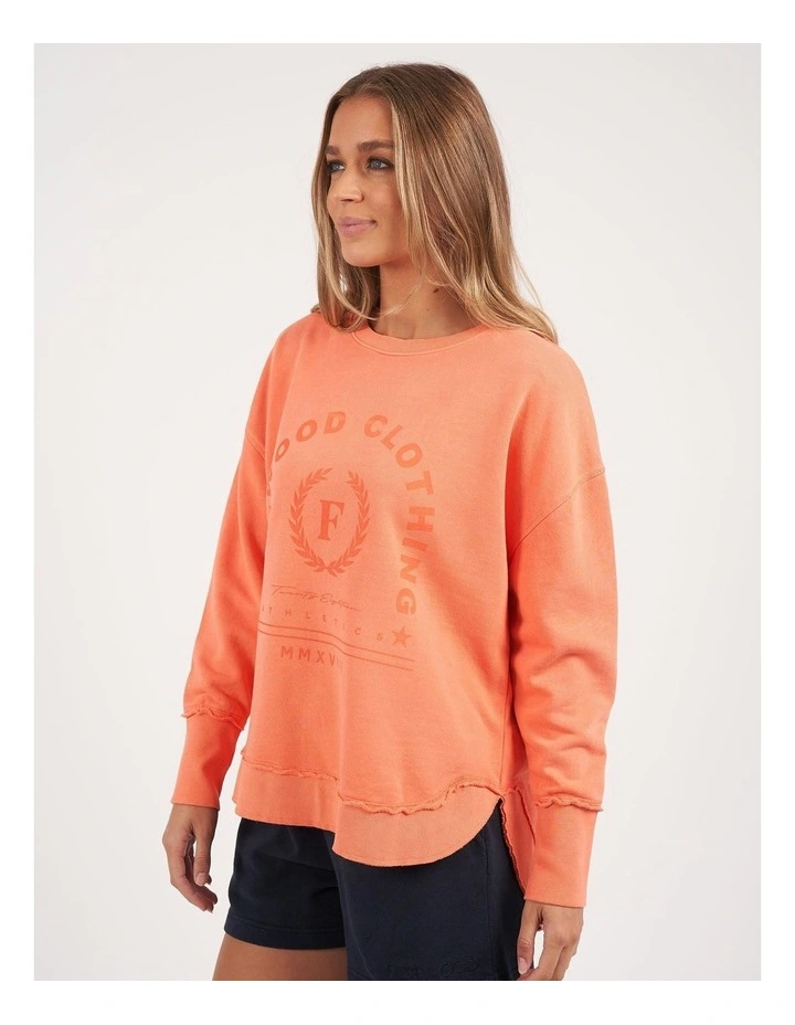Foxwood Medalion Crew Jumper in Peach | MYER