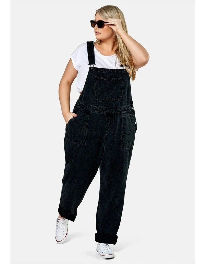 Indigo Tonic Matilda Overalls in Black | MYER