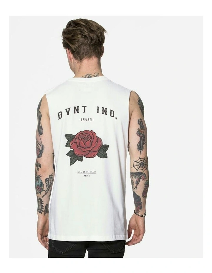 DVNT Rose Tank in White | MYER
