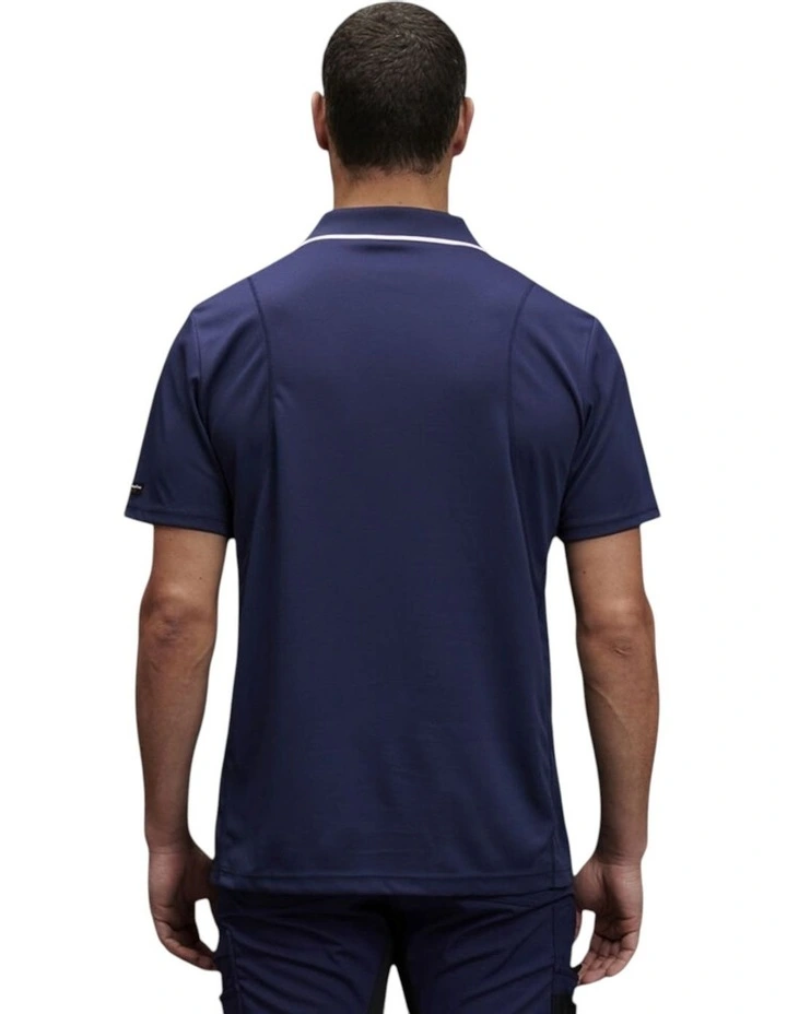 KingGee Workcool Hyperfreeze Short Sleeve Polo Shirt in Navy | MYER