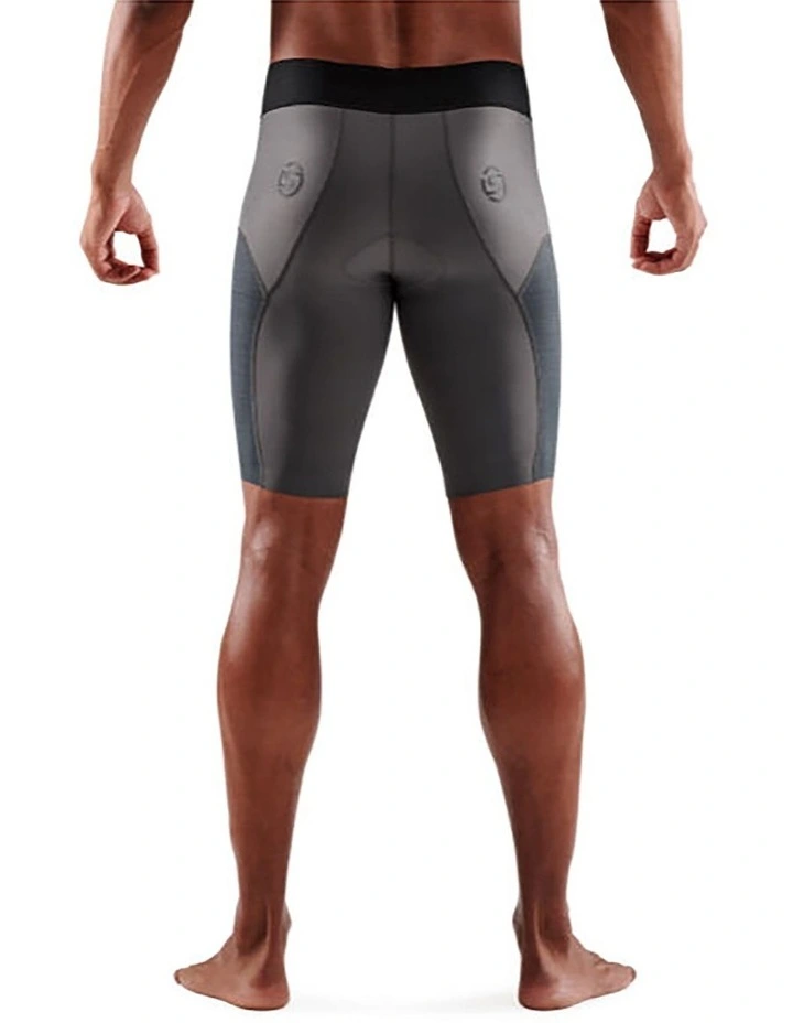 SKINS Triathlon Activewear Elite Half Tight in Charcoal | MYER