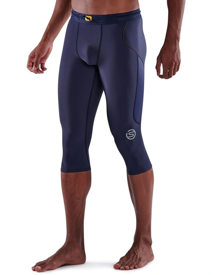 SKINS Series-3 3/4 Tight in Thermal Navy Blue | MYER