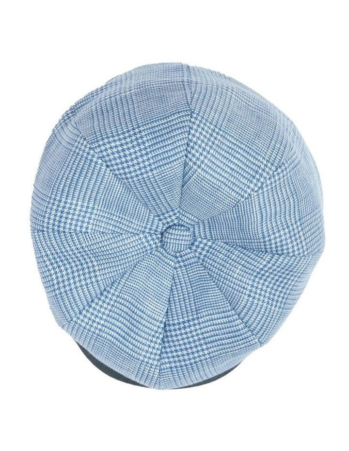 City Hatters Tommy Irish Linen Caddy Cap in Blue | MYER