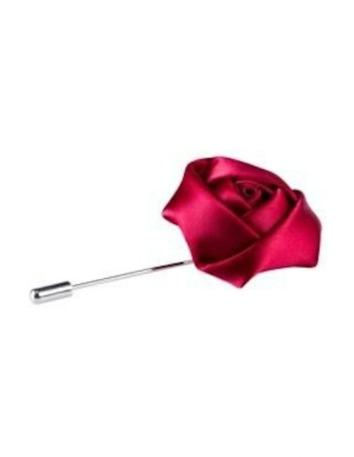 Cudworth Rose Lapel Pin In Red | MYER