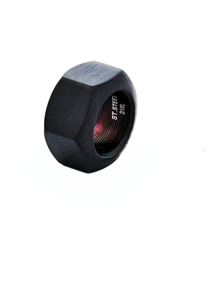 Cudworth Stainless Steel Nut Bead in Black | MYER