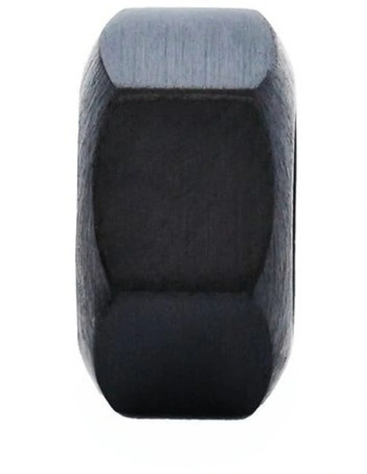 Cudworth Stainless Steel Nut Bead in Black | MYER