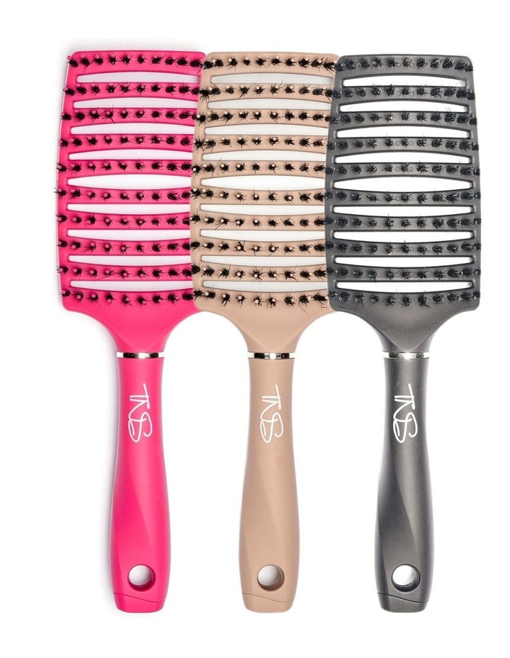 TNS Hair Flexi Detangling Brush in Maroon | MYER