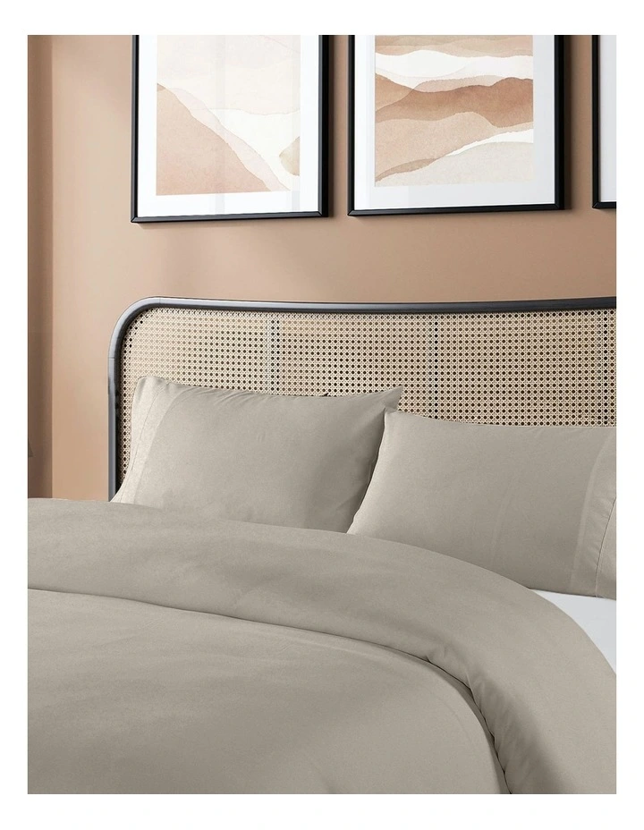 Royal Comfort 1000 Thread Count Bamboo Blended Quilt Cover Set in Grey ...