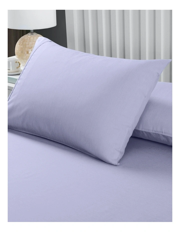 Royal Comfort 2000TC Bamboo Cooling 3 Piece Sheet Set in Lilac | MYER