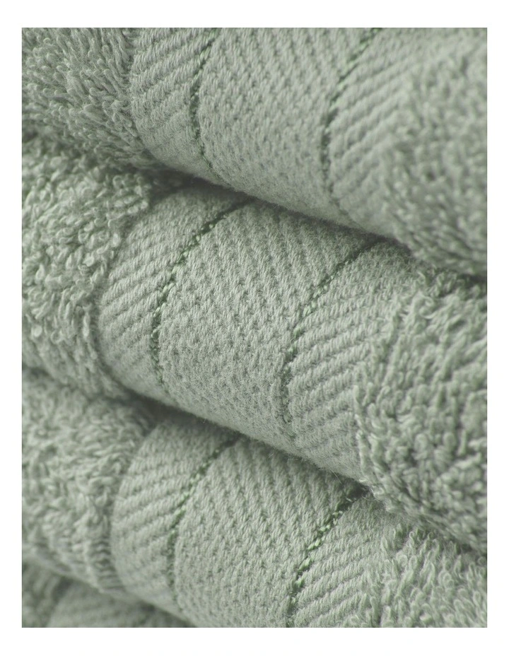 Royal Comfort Regency Luxury Plush Towel Set 20 Piece in Sage Green | MYER