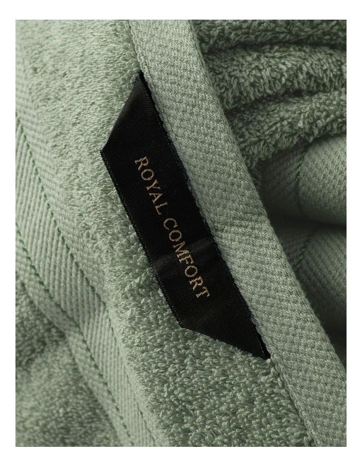 Royal Comfort Regency Luxury Plush Towel Set 20 Piece in Sage Green | MYER