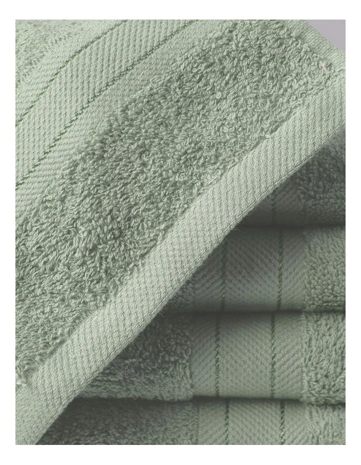 Royal Comfort Regency Luxury Plush Towel Set 20 Piece in Sage Green | MYER