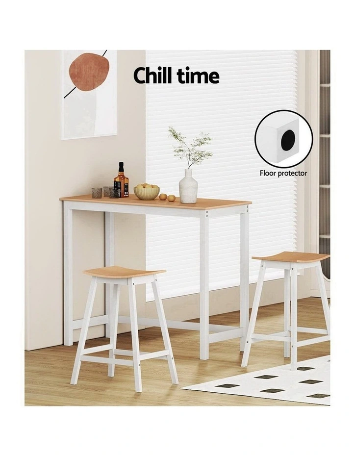 Artiss Ari Bar Table 108CM Rectangular | MYER