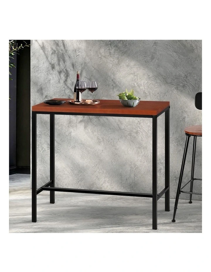 Artiss Bar Table in Brown | MYER