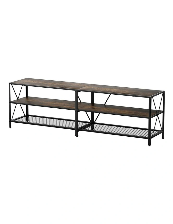 Artiss 3-tier Storage Shelves Howard Entertainment Unit TV Stand | MYER