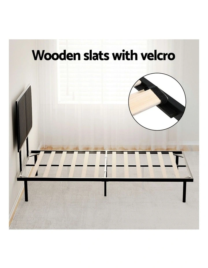 Artiss Metal Bed Frame King Single Size In Black Myer