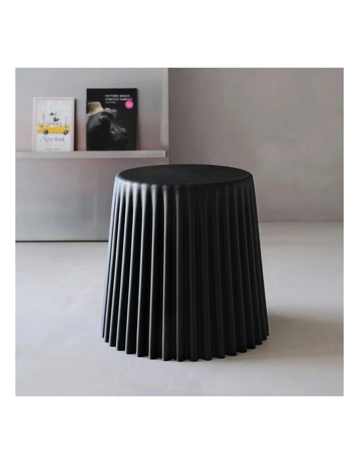 Artiss Cupcake Bar Stackable Foot Stools 4 Piece in Black | MYER
