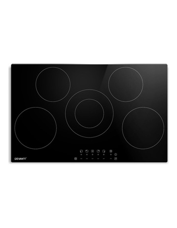 Devanti Touch Control Ceramic Cooktop 60cm in Black | MYER