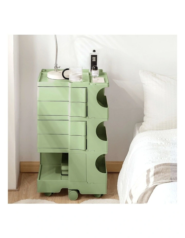 ArtissIn ArtissIn Bedside Table Trolley 5Tier Green | MYER