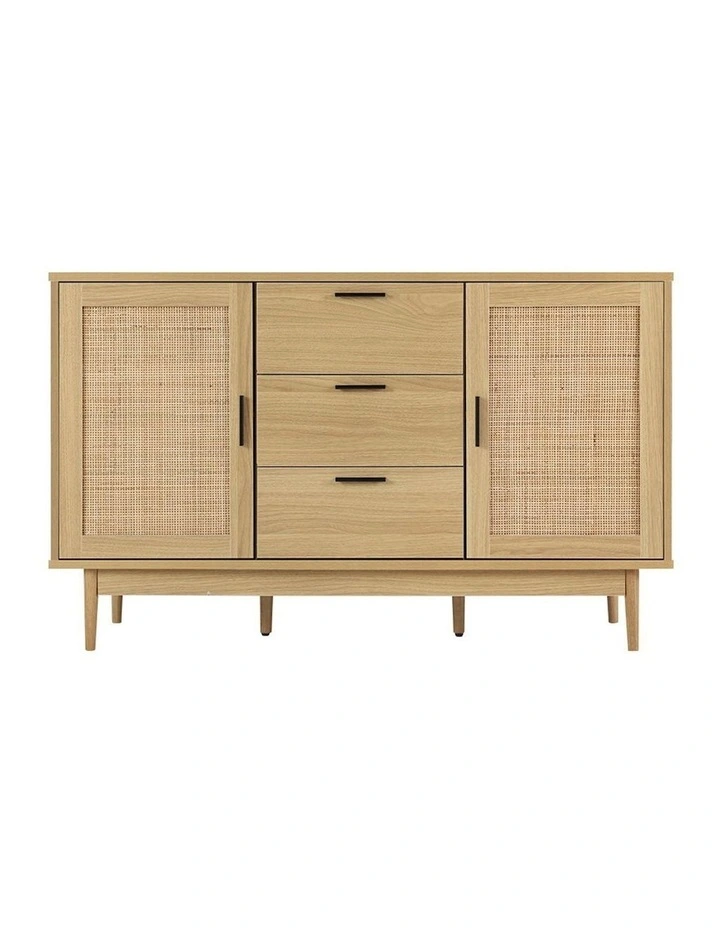 Artiss Rattan Buffet Sideboard in Wood | MYER