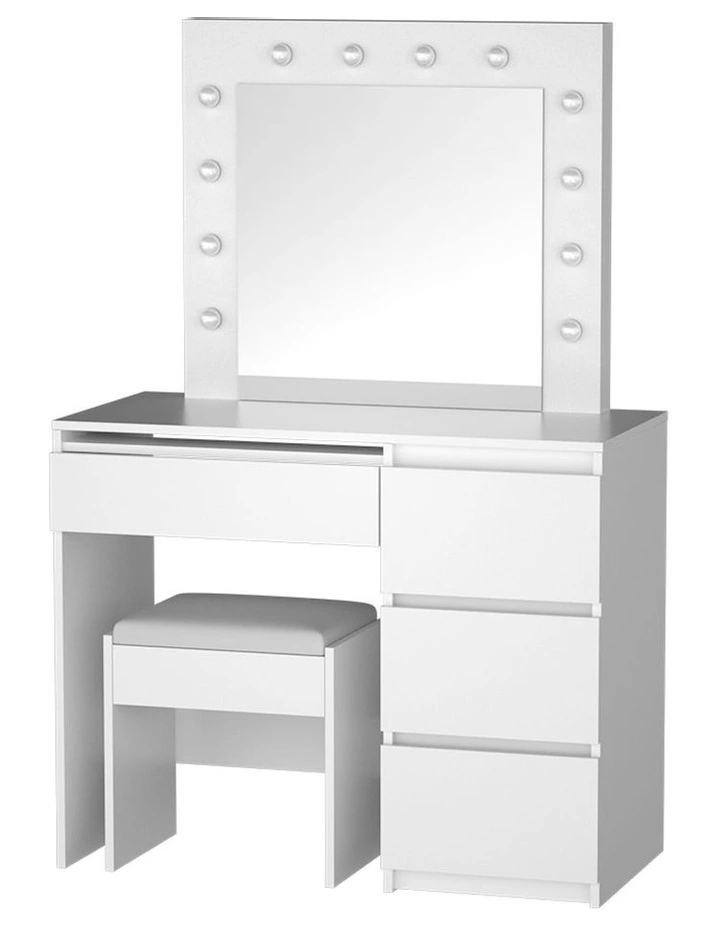 Artiss LED Dressing Table in White | MYER