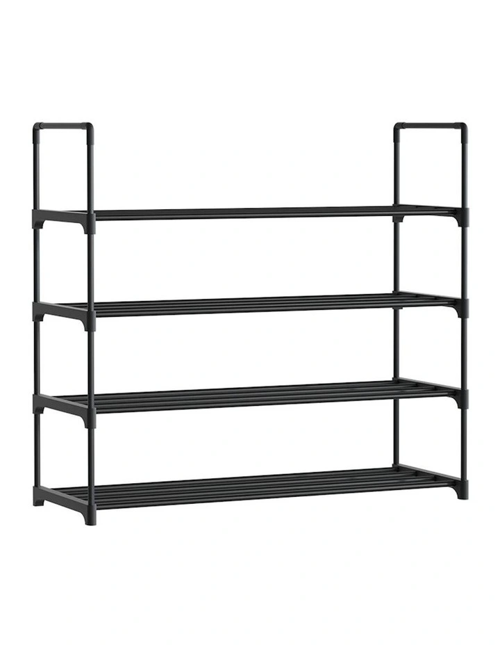 Artiss 4 Tiers Stackable Shoe Rack Shelves | MYER