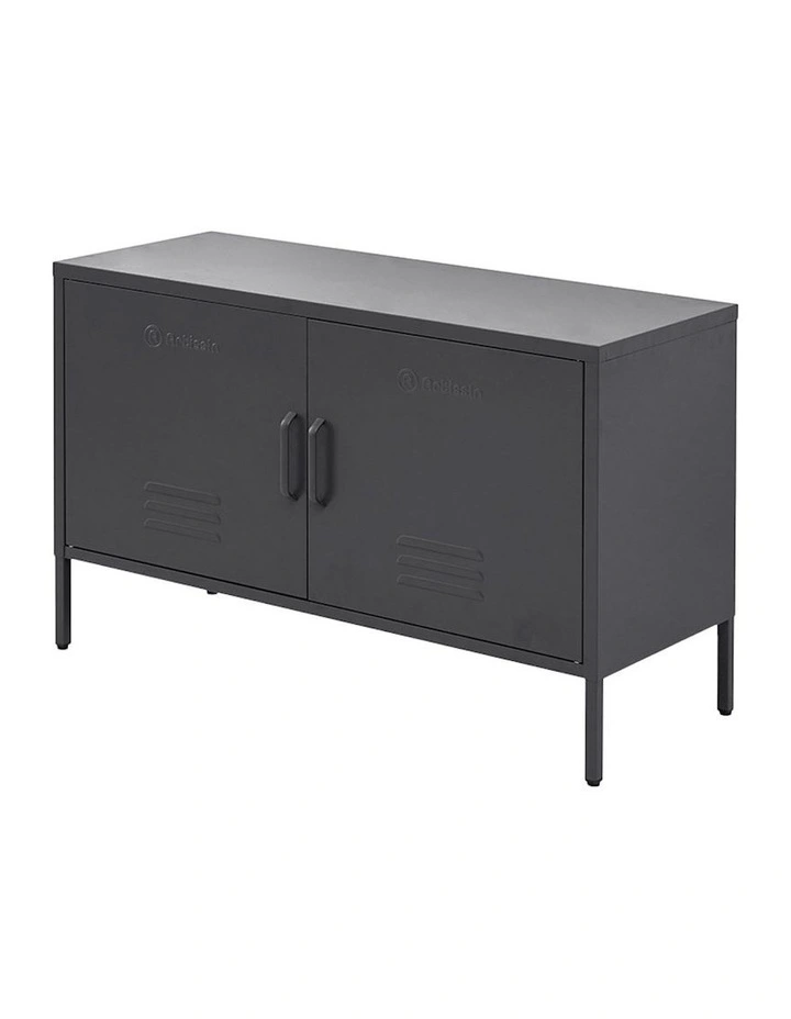 ArtissIn Metal Cabinet Base Buffet Sideboard in Charcoal | MYER