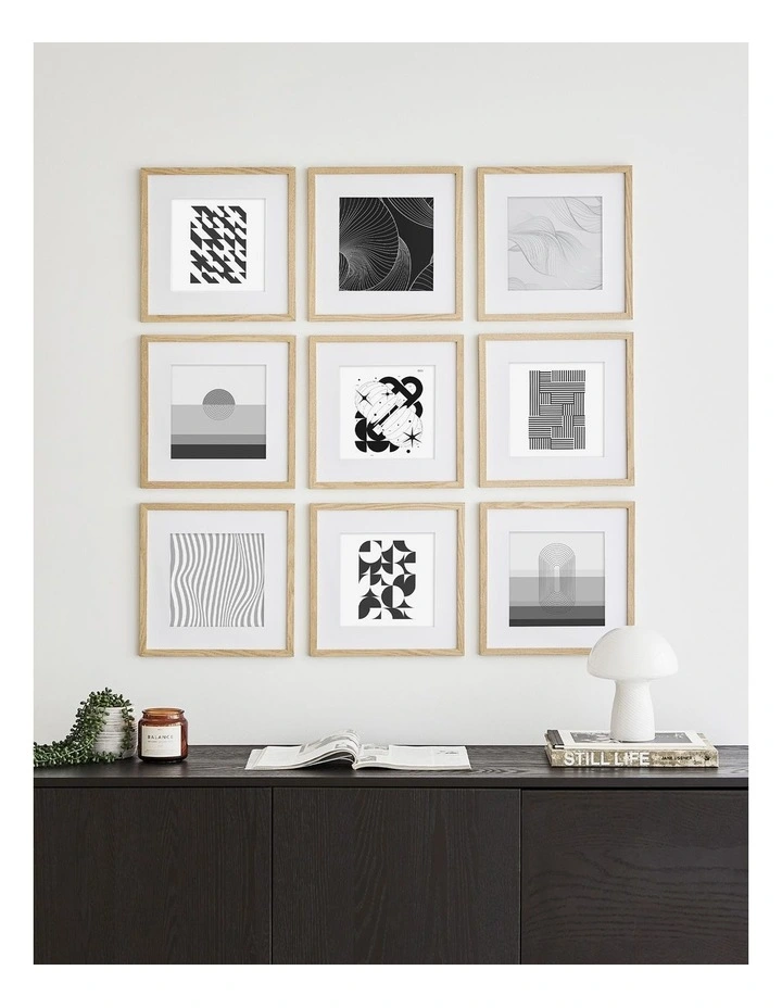 Cooper & Co Pixel Mat to 12x12 8x8 Set Of 9 in Natural | MYER