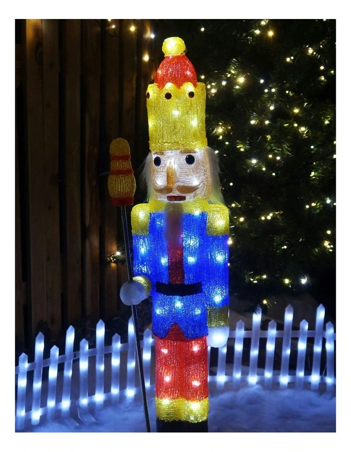 Lexi Lighting Acrylic Nutcracker V3 Light in Multi | MYER