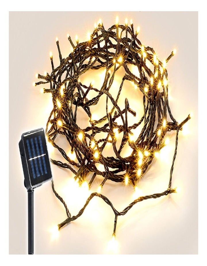 Lexi Lighting Solar 420 LED Fairy Light Chain In White | MYER