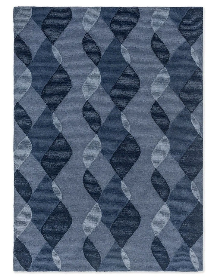 Brink & Campman Decor Riff Rug in Water Blue | MYER