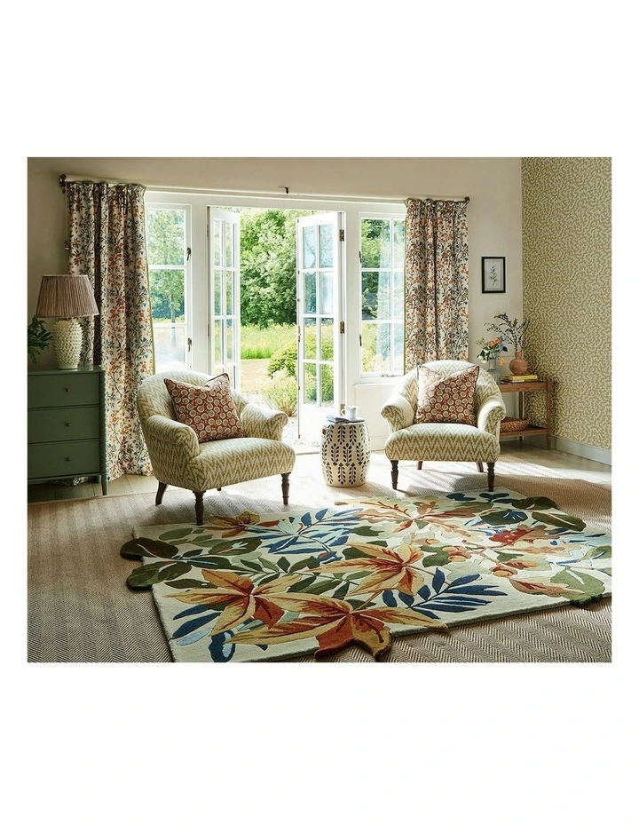 Sanderson Robin's Wood Rug In Russet Brown | MYER