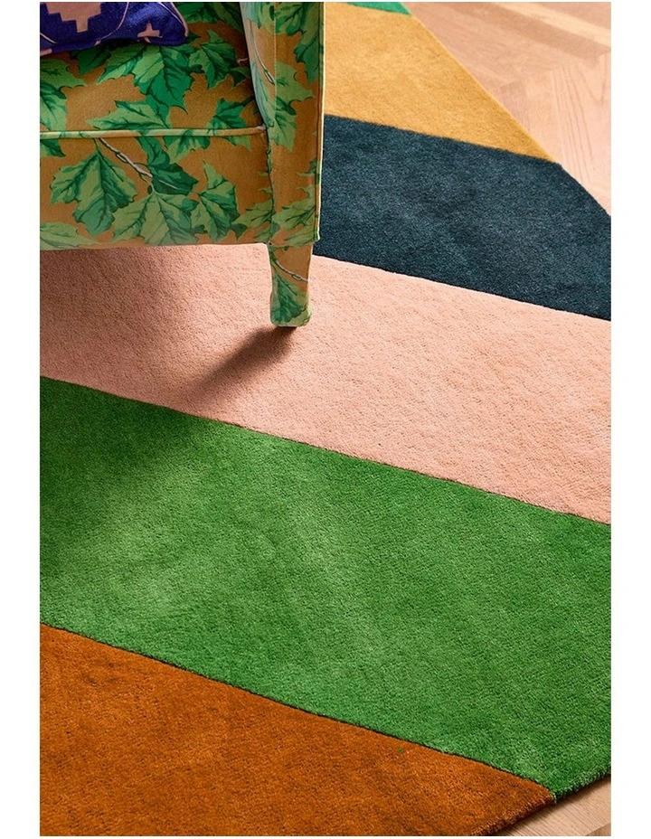 Harlequin Sophie Robinson X 144417 Sherbet Stripe Rug in Assorted | MYER