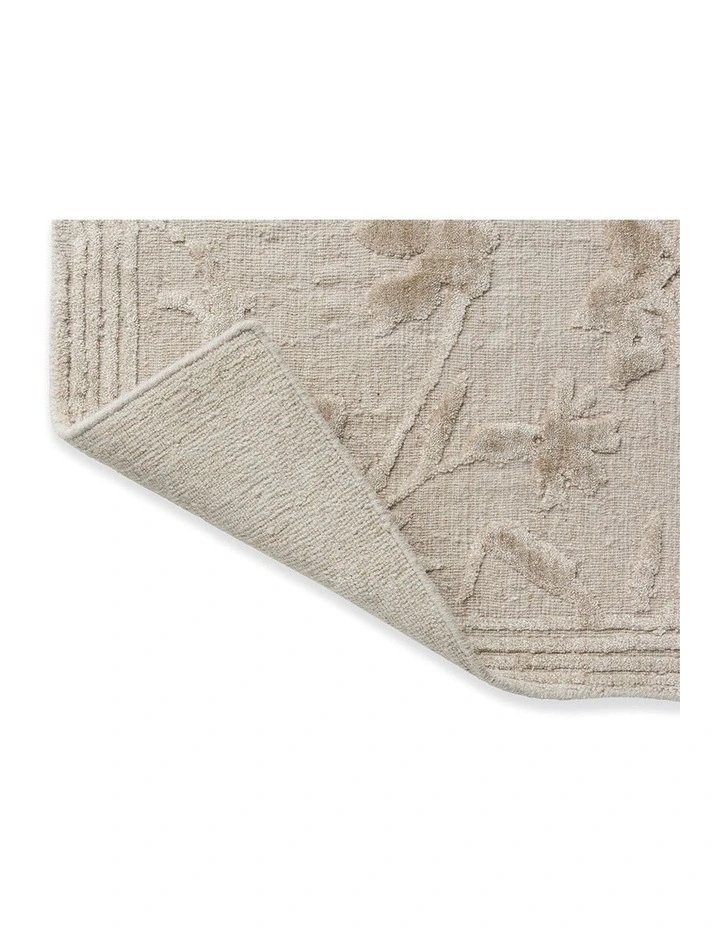 Laura Ashley Rye Natural 081901 Rug In Stone | MYER