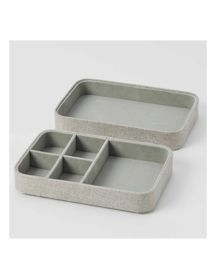 PILBEAM LIVING Aura 2 Tier Accessory Holder in Grey | MYER