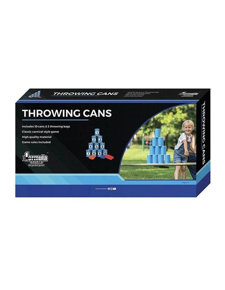 Formula Sports Classic Carnival Style Outdoor Game Throwing Can | MYER