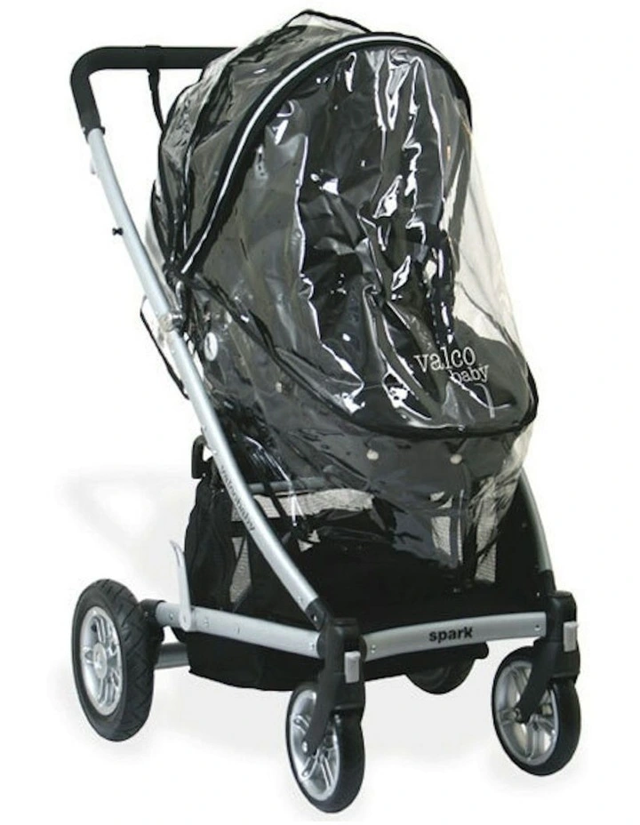 VALCO BABY Wind/Rain PVC Cover Protect Shield for Spark in Clear | MYER