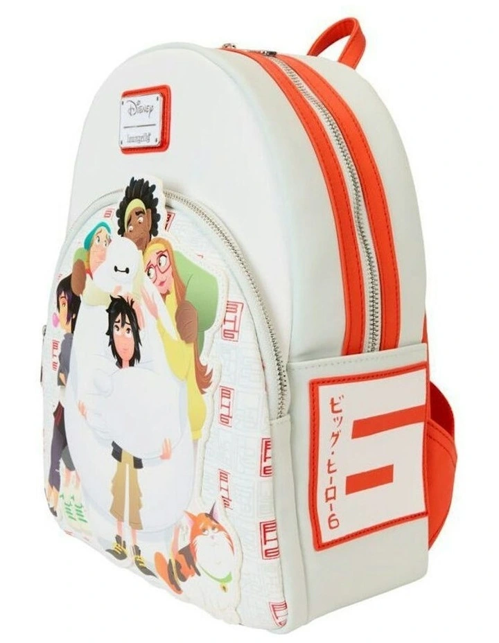 BIG HERO Baymax Gang Mini Backpack 27x31cm (10Years+) in White | MYER