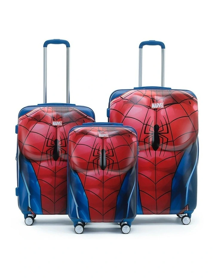MARVEL Spiderman 4-Wheeled Suitcase Set in Multi | MYER